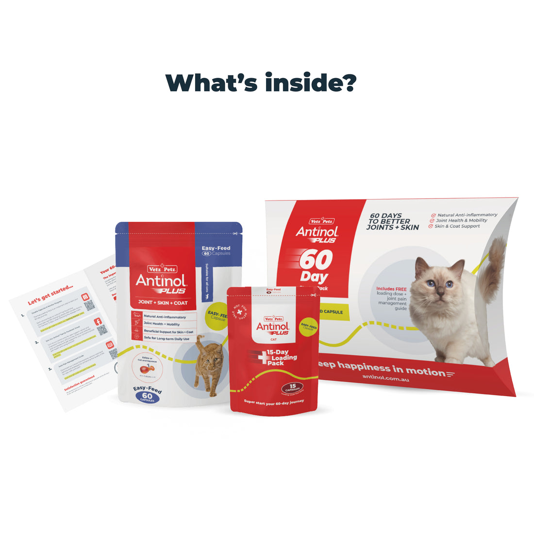 Antinol 60-day Starter Pack – Cat - Easy-Feed Capsules – Antinol Australia